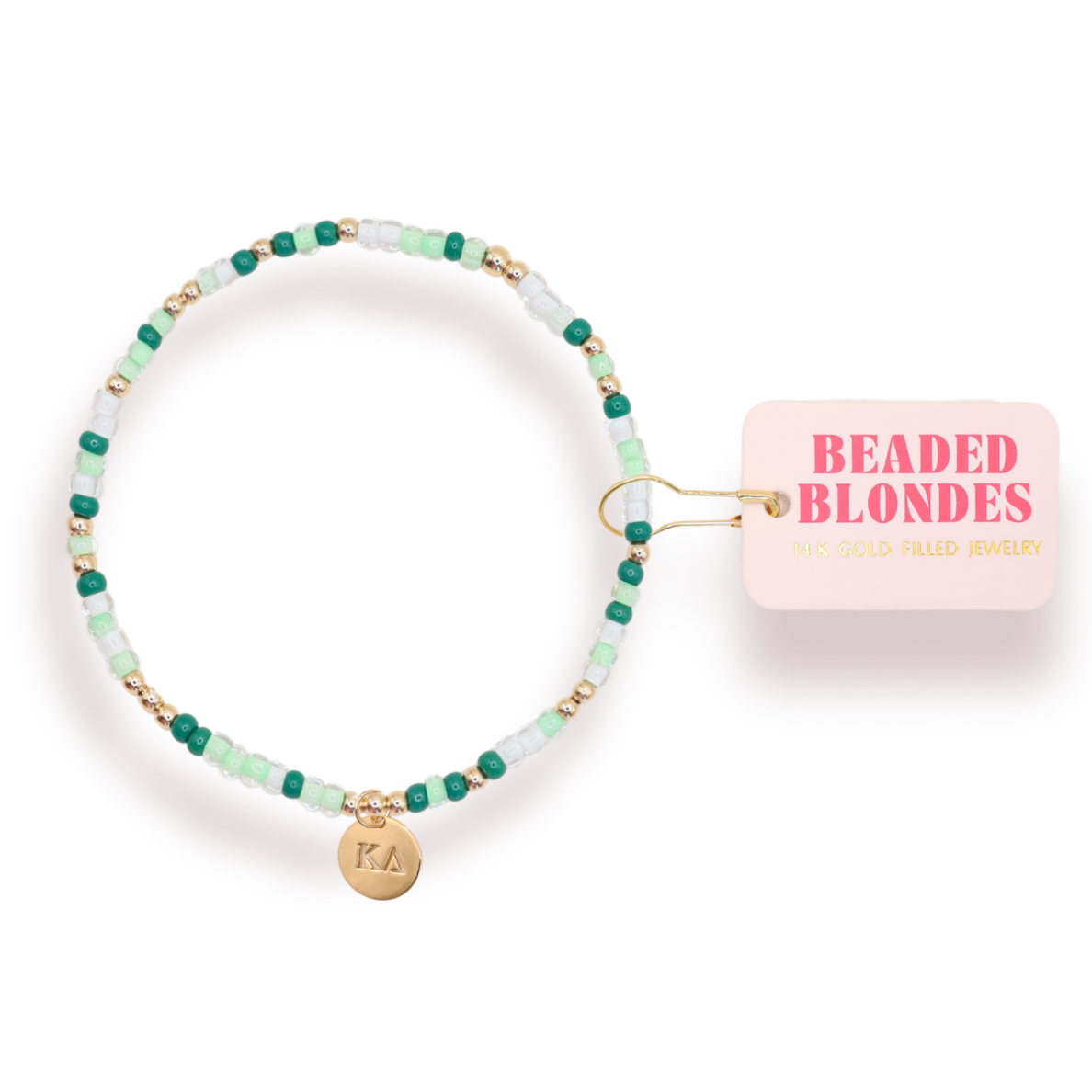Kappa Delta Sprinkle Charm Bracelet – Beaded Blondes