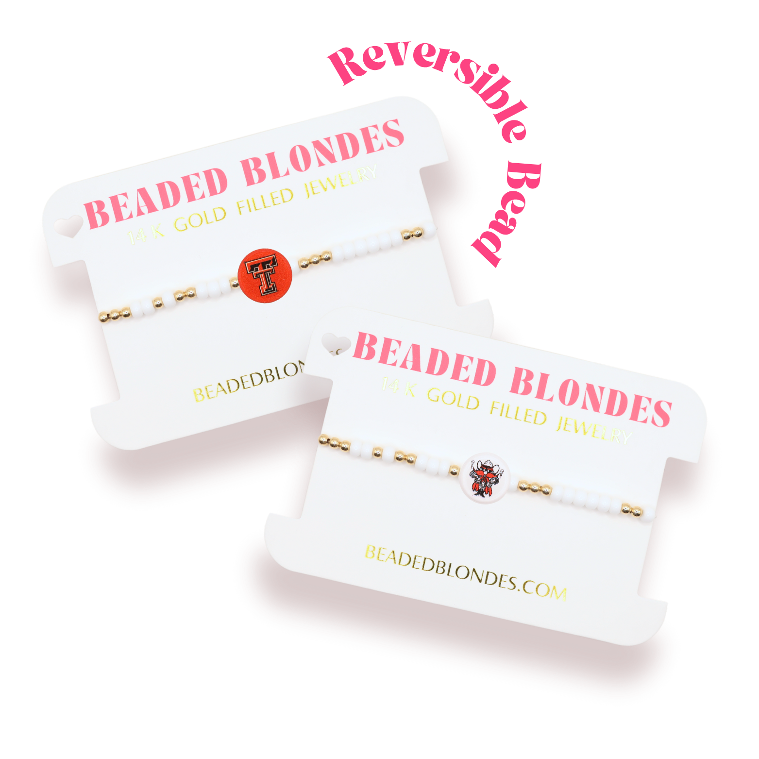 Texas Tech Logo Bracelet – Beaded Blondes